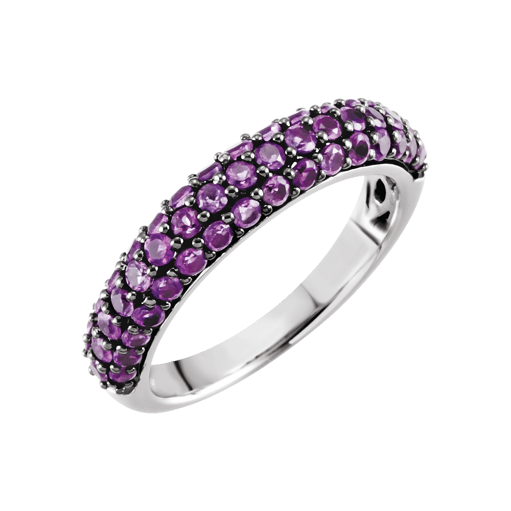 Nebula Ring White Gold 6